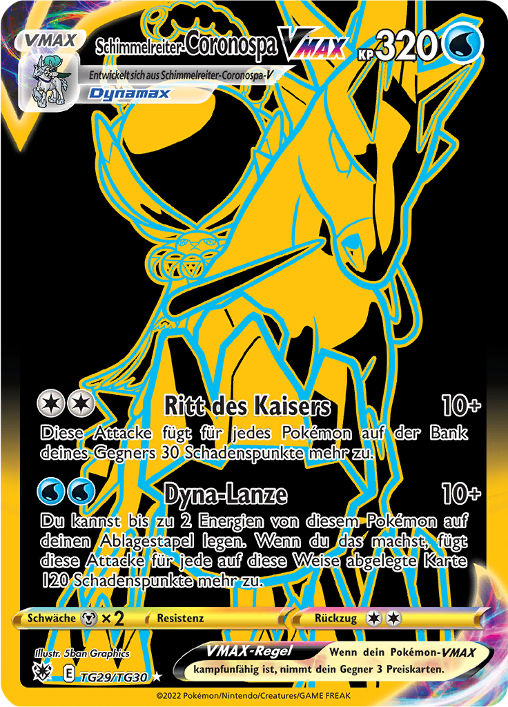 Schimmelreiter-Coronospa VMAX TG29/TG30 - Wert, Bild & Seltenheit | Pokemonkarte.de