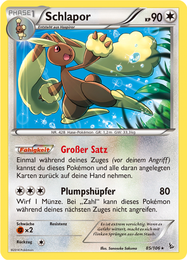 Schlapor 85/106 - Wert, Bild & Seltenheit | Pokemonkarte.de