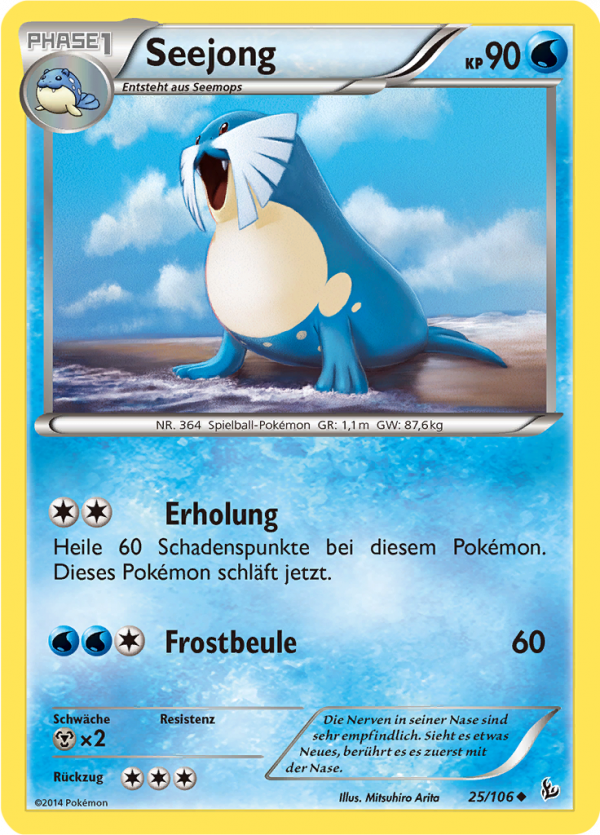 Seejong 25/106 - Wert, Bild & Seltenheit | Pokemonkarte.de