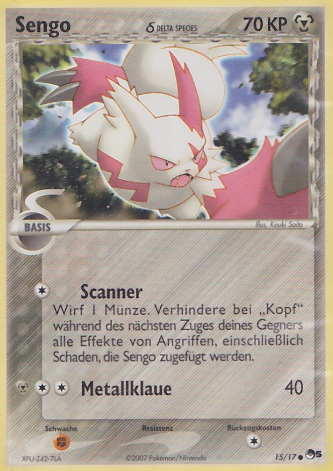 Sengo δ 15/17 - Wert, Bild & Seltenheit | Pokemonkarte.de