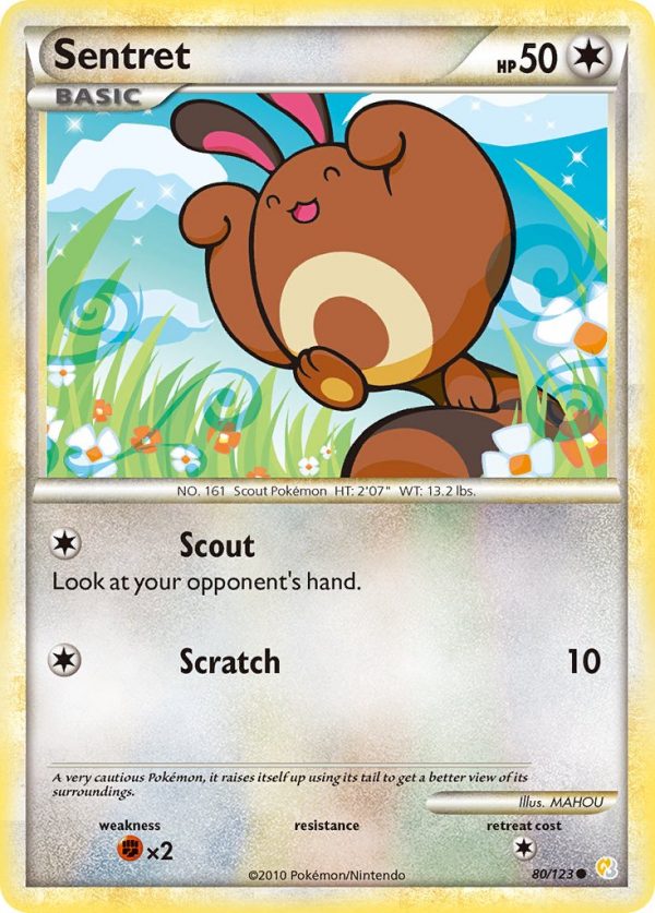 Sentret 80/123 - Wert, Bild & Seltenheit | Pokemonkarte.de