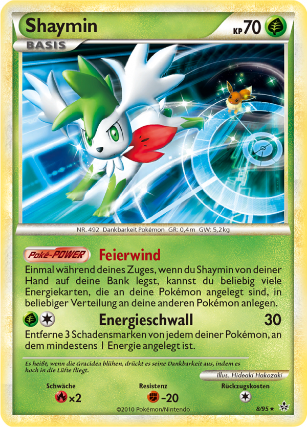 Shaymin 8/95 - Wert, Bild & Seltenheit | Pokemonkarte.de