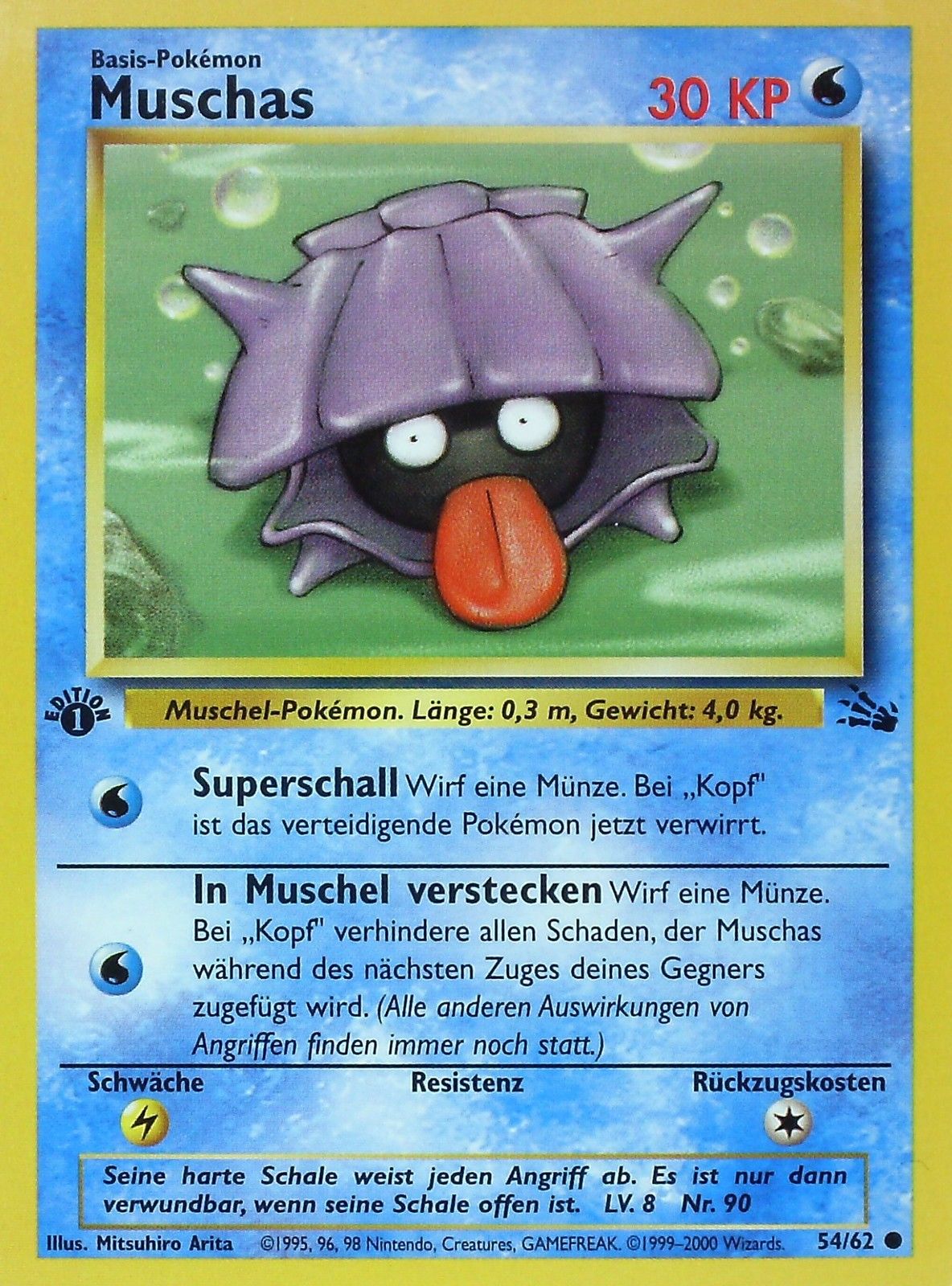 Muschas 54/62 - Wert, Bild & Seltenheit | Pokemonkarte.de