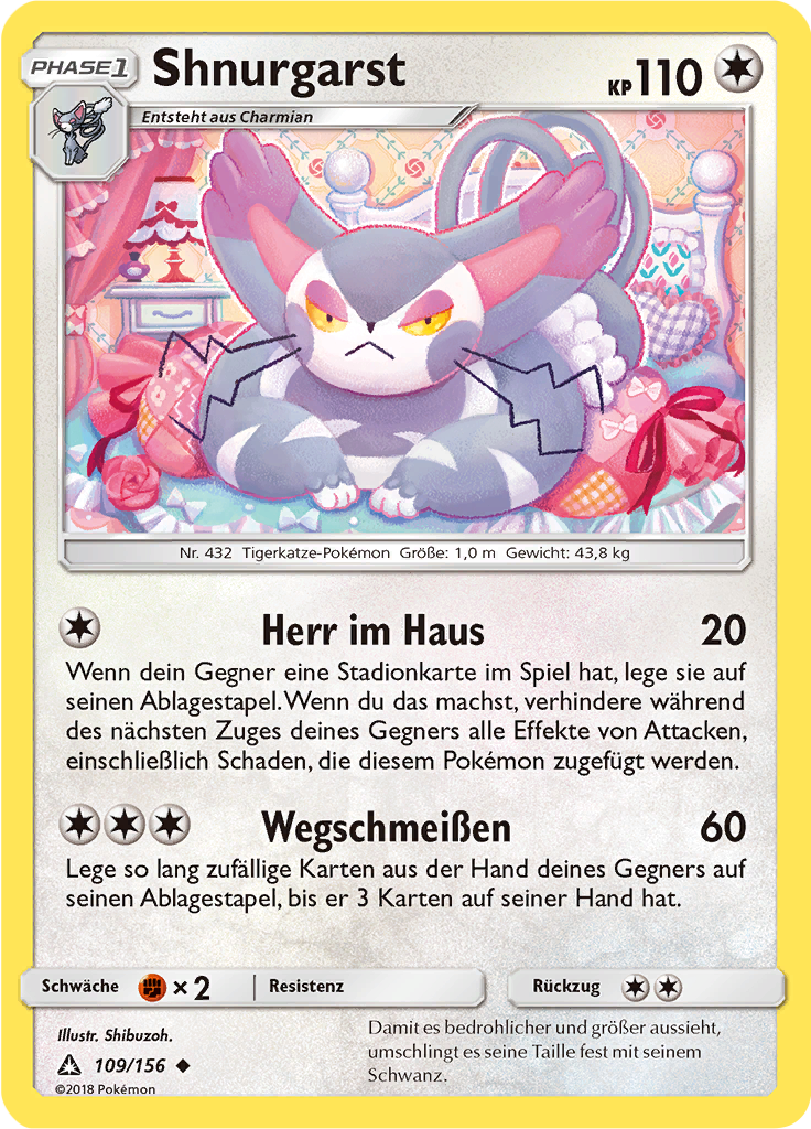 Shnurgarst 109/156 - Wert, Bild, Künstler & Seltenheit | Pokemonkarte.de