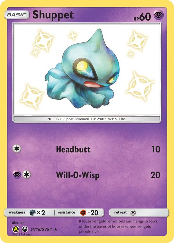 Shuppet SV16/SV94 - Wert, Bild & Seltenheit | Pokemonkarte.de