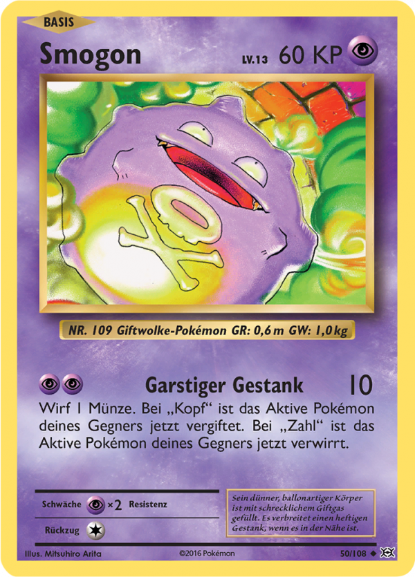 Smogon 50/108 - Wert, Bild & Seltenheit | Pokemonkarte.de