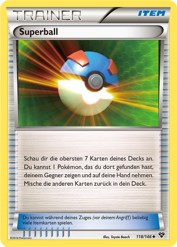 Superball 118/146 - Wert, Bild & Seltenheit | Pokemonkarte.de