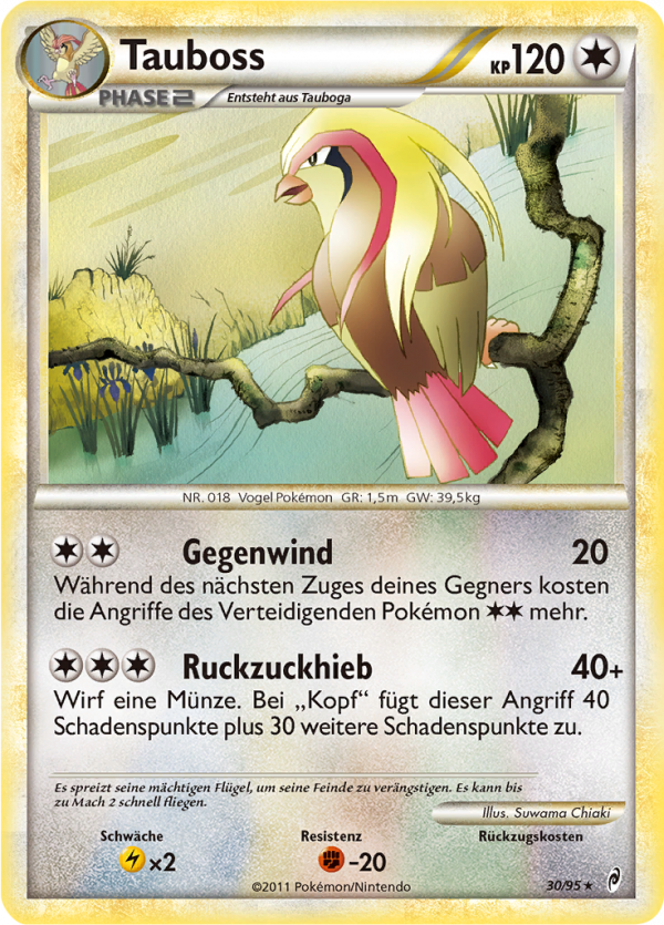 Tauboss 30/95 - Wert, Bild & Seltenheit | Pokemonkarte.de