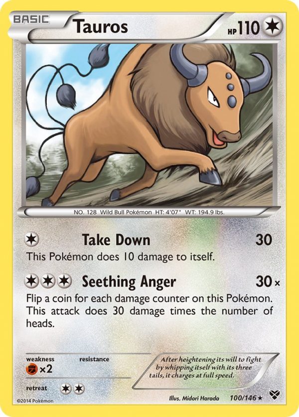 Tauros 100/146 - Wert, Bild & Seltenheit | Pokemonkarte.de