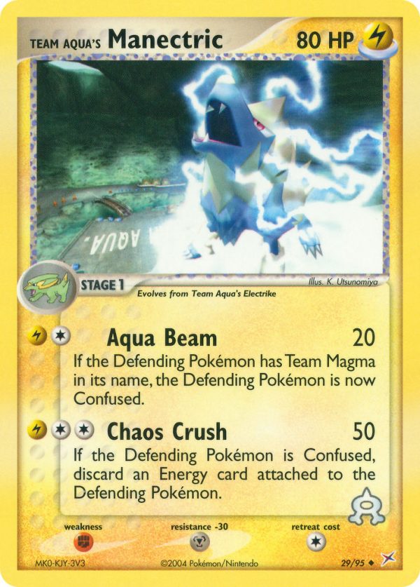 Team Aqua’s Manectric 29/95 - Wert, Bild & Seltenheit | Pokemonkarte.de
