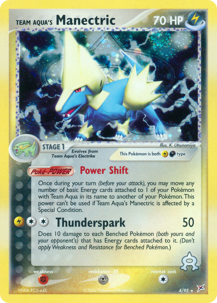 Team Aqua’s Manectric 4/95 - Wert, Bild & Seltenheit | Pokemonkarte.de