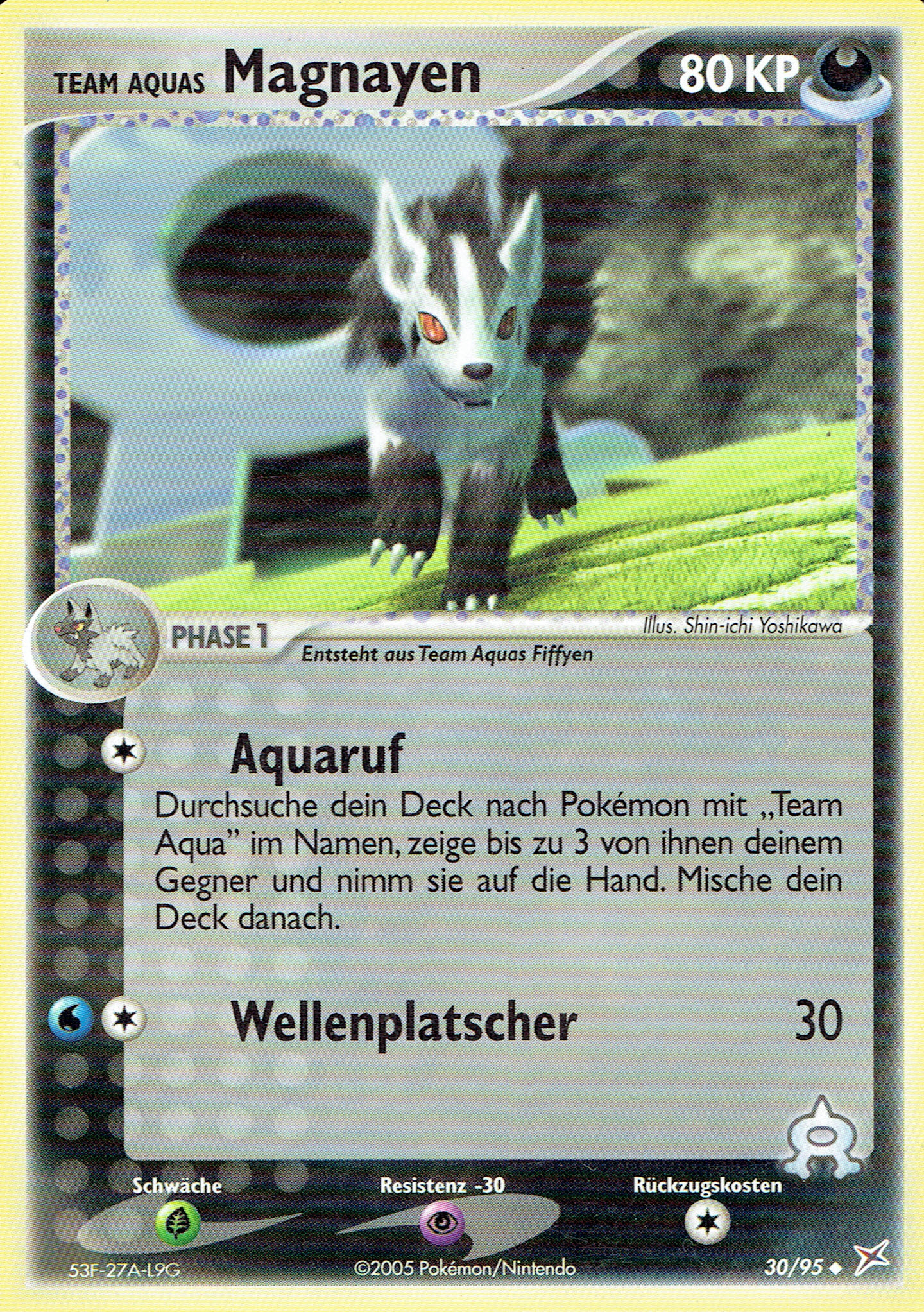 Team Aquas Magnayen 30/95 - Wert, Bild & Seltenheit | Pokemonkarte.de