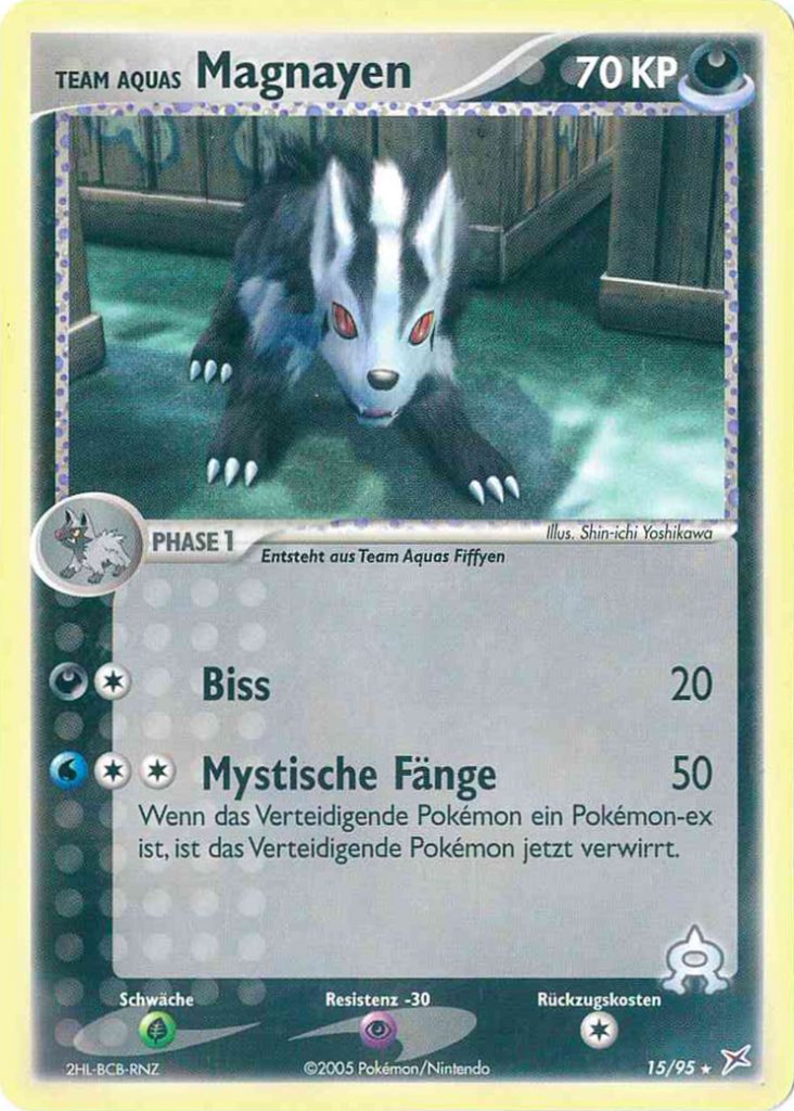 Team Aquas Magnayen 15/95 - Wert, Bild & Seltenheit | Pokemonkarte.de