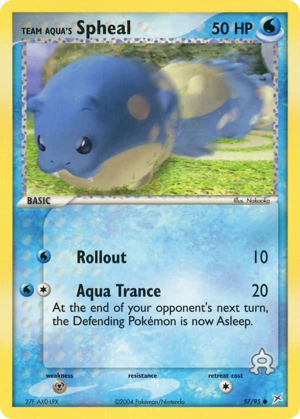 Team Aqua’s Spheal 57/95 - Wert, Bild, Künstler & Seltenheit ...