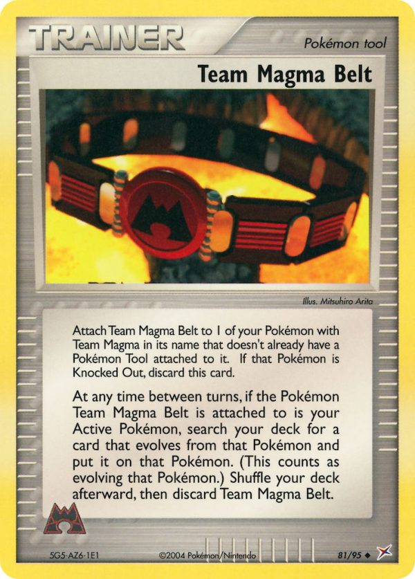 Team Magma Belt 81/95 - Wert, Bild & Seltenheit | Pokemonkarte.de
