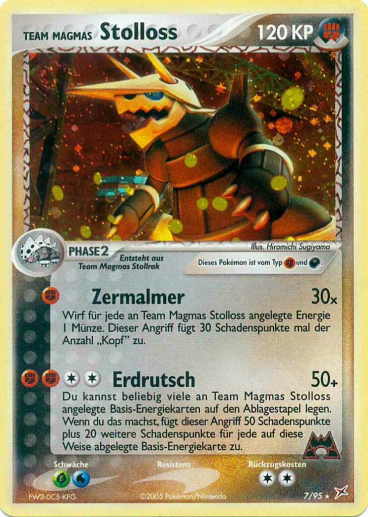 Komplette Übersicht zum Pokemon Team Magma vs Team Aqua Erweiterung: Wert, Stärke, Seltenheit ...