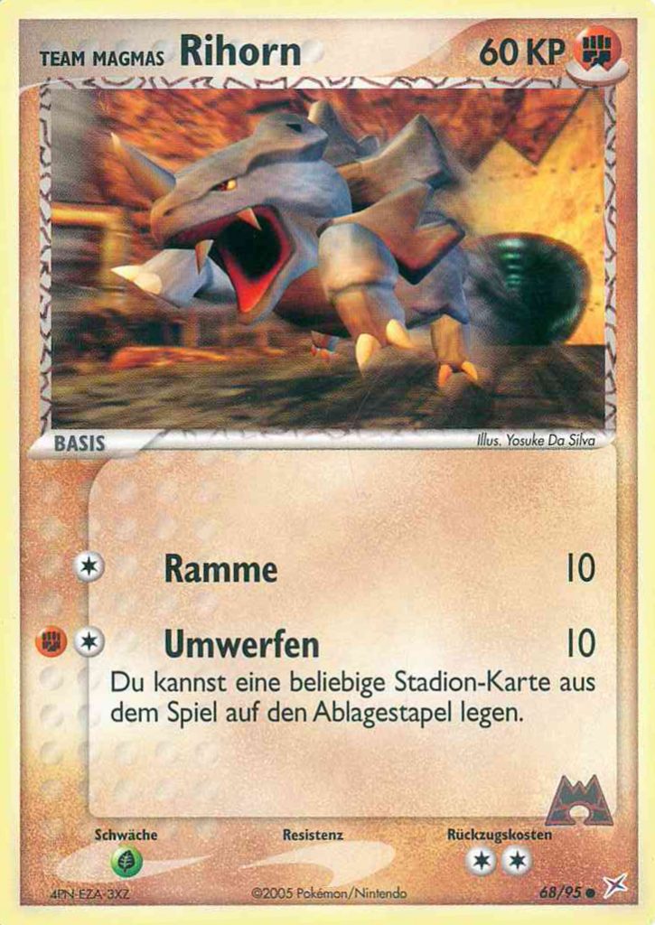 Team Magmas Rihorn 68/95 - Wert, Bild & Seltenheit | Pokemonkarte.de