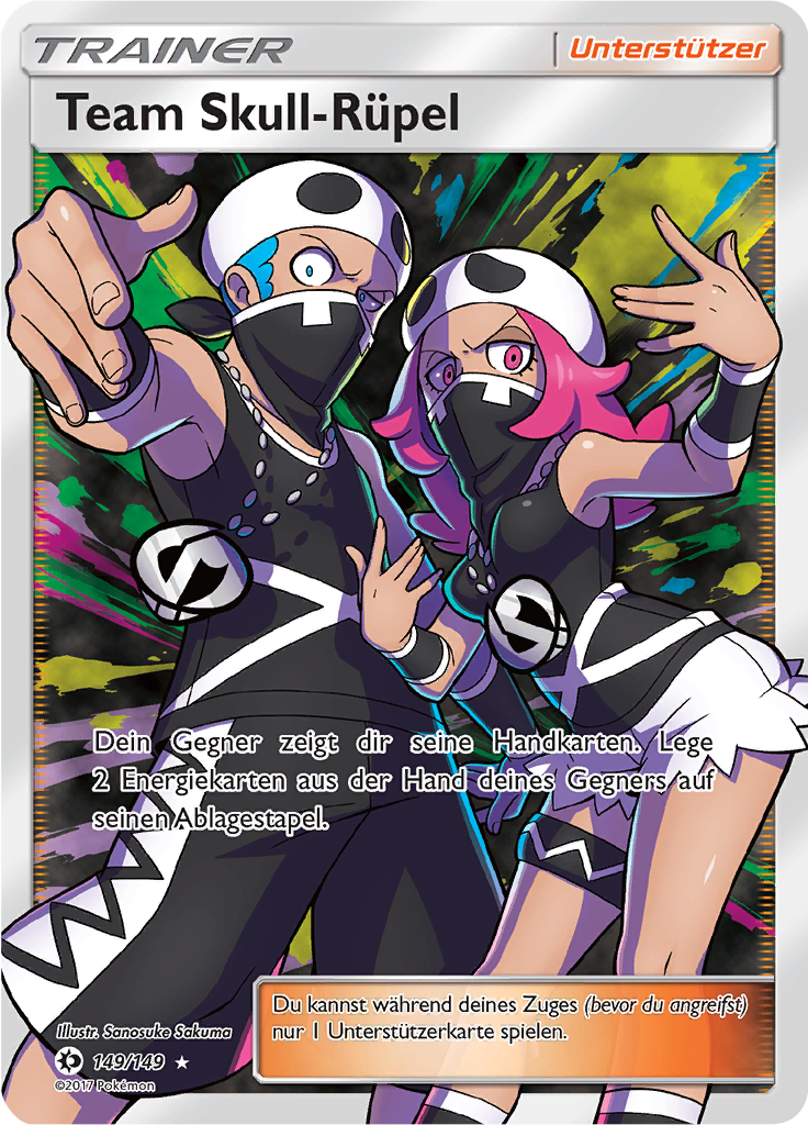 Team Skull-Rüpel 149/149 - Wert, Bild & Seltenheit | Pokemonkarte.de