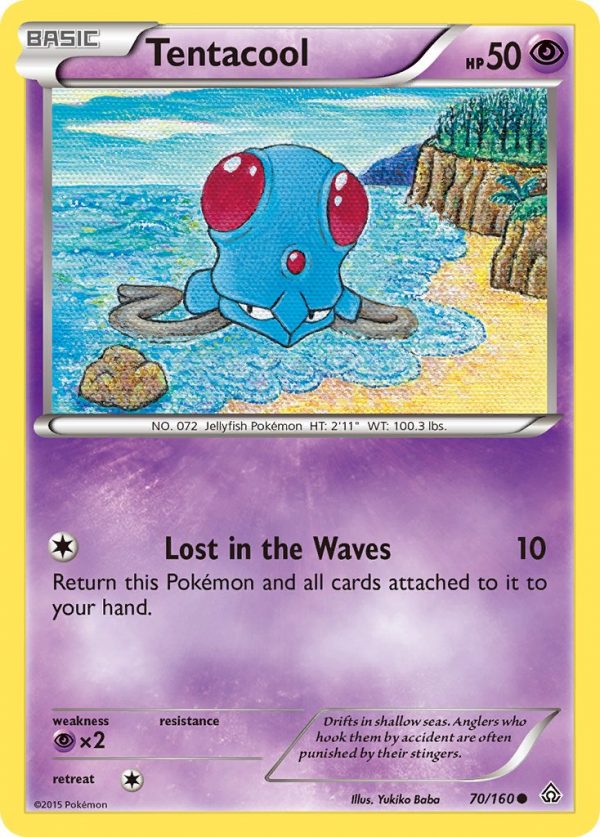 Tentacool 70/160 - Wert, Bild & Seltenheit | Pokemonkarte.de