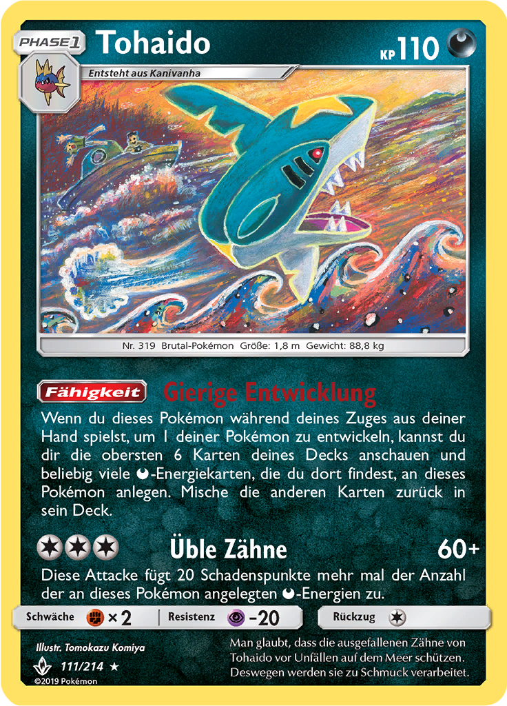 Tohaido 111/214 - Wert, Bild & Seltenheit | Pokemonkarte.de