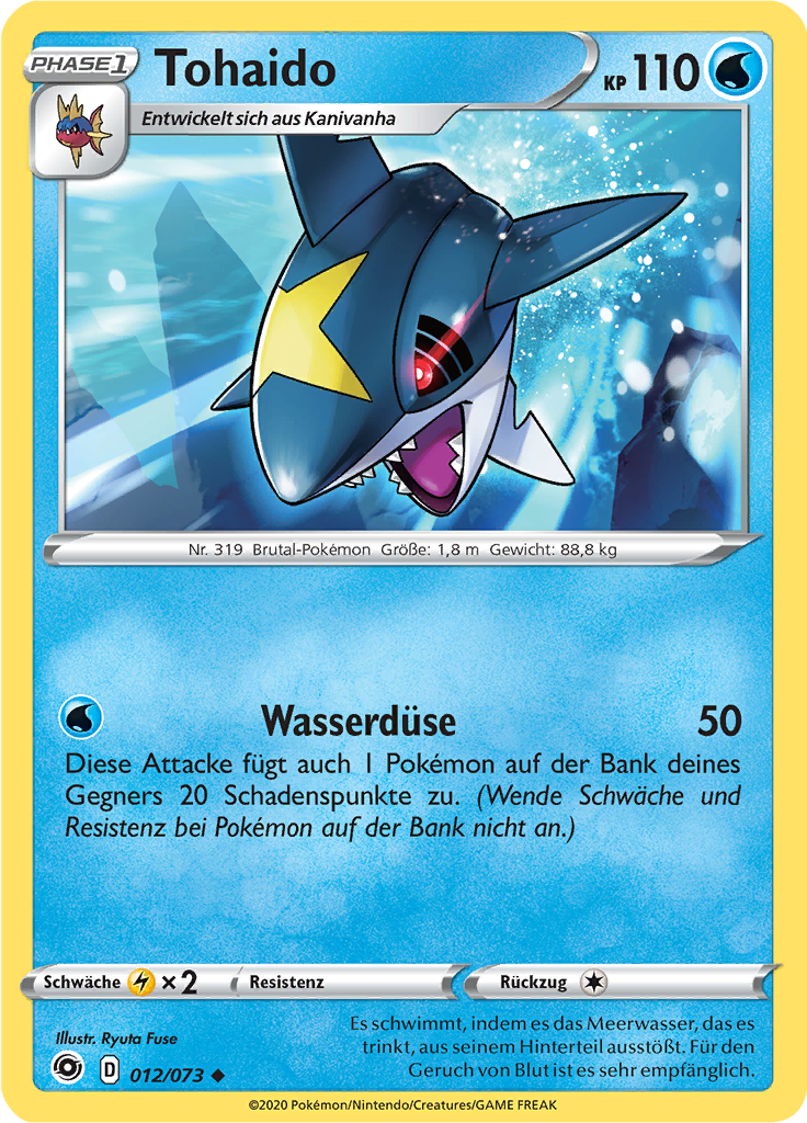 Tohaido 012/073 - Wert, Bild & Seltenheit | Pokemonkarte.de