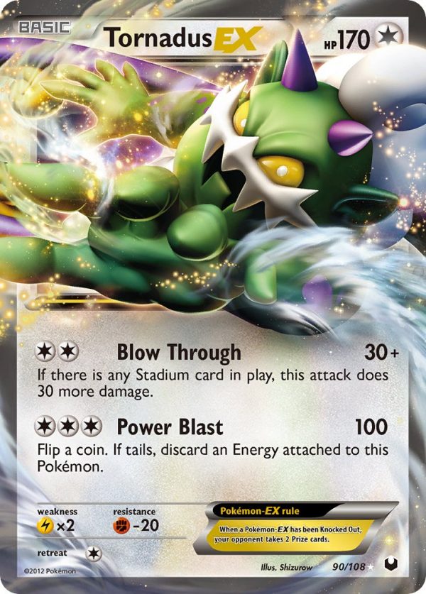 Tornadus-EX 90/108 - Wert, Bild & Seltenheit | Pokemonkarte.de