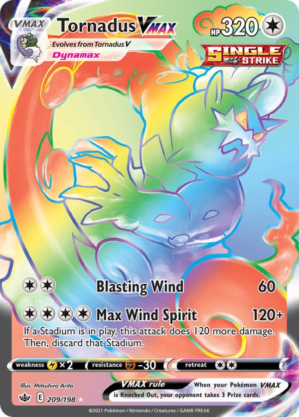 Tornadus VMAX 209/198 - Wert, Bild & Seltenheit | Pokemonkarte.de