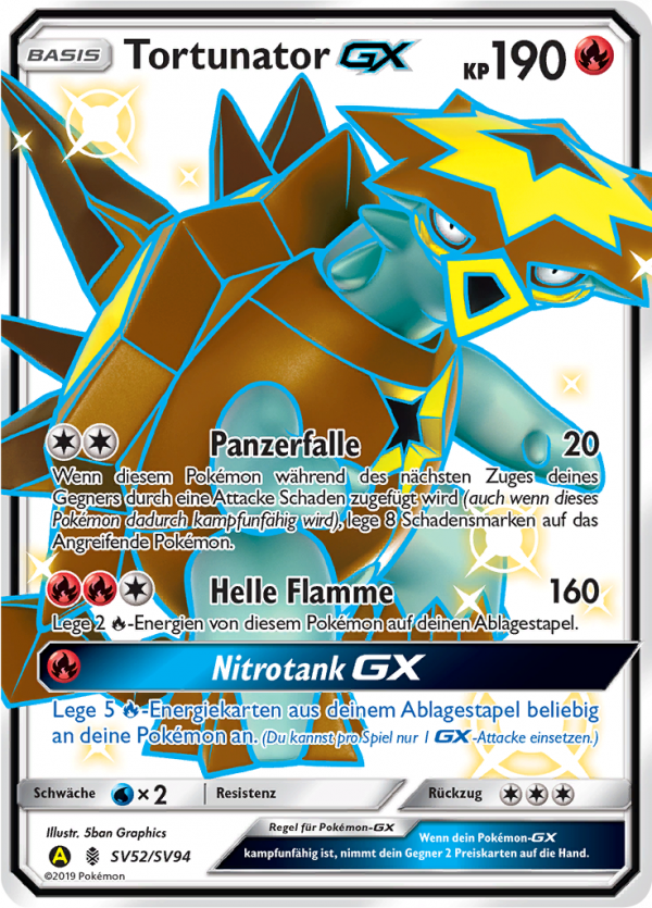 Tortunator-GX SV52/SV94 - Wert, Bild & Seltenheit | Pokemonkarte.de