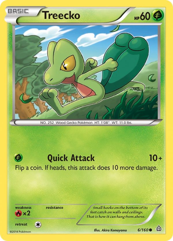 Treecko 6/160 - Wert, Bild & Seltenheit | Pokemonkarte.de
