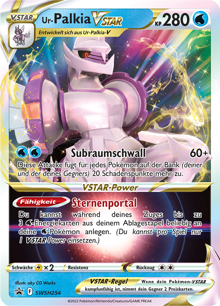 Ur-Palkia VSTAR SWSH254 - Wert, Bild & Seltenheit | Pokemonkarte.de