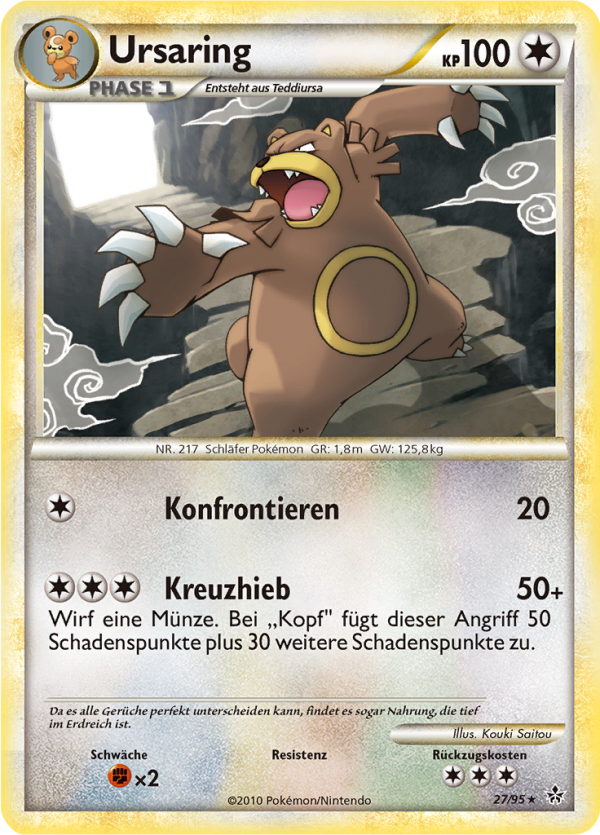 Ursaring 27/95 - Wert, Bild, Künstler & Seltenheit | Pokemonkarte.de