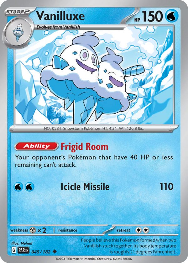 Vanilluxe 045/182 - Wert, Bild & Seltenheit | Pokemonkarte.de