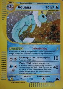 Aquana (#0134) deutsche Pokémon-Karten: Komplette Übersicht mit Preisen ...