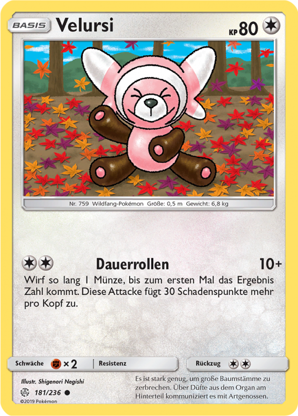 Velursi 181/236 - Wert, Bild & Seltenheit | Pokemonkarte.de