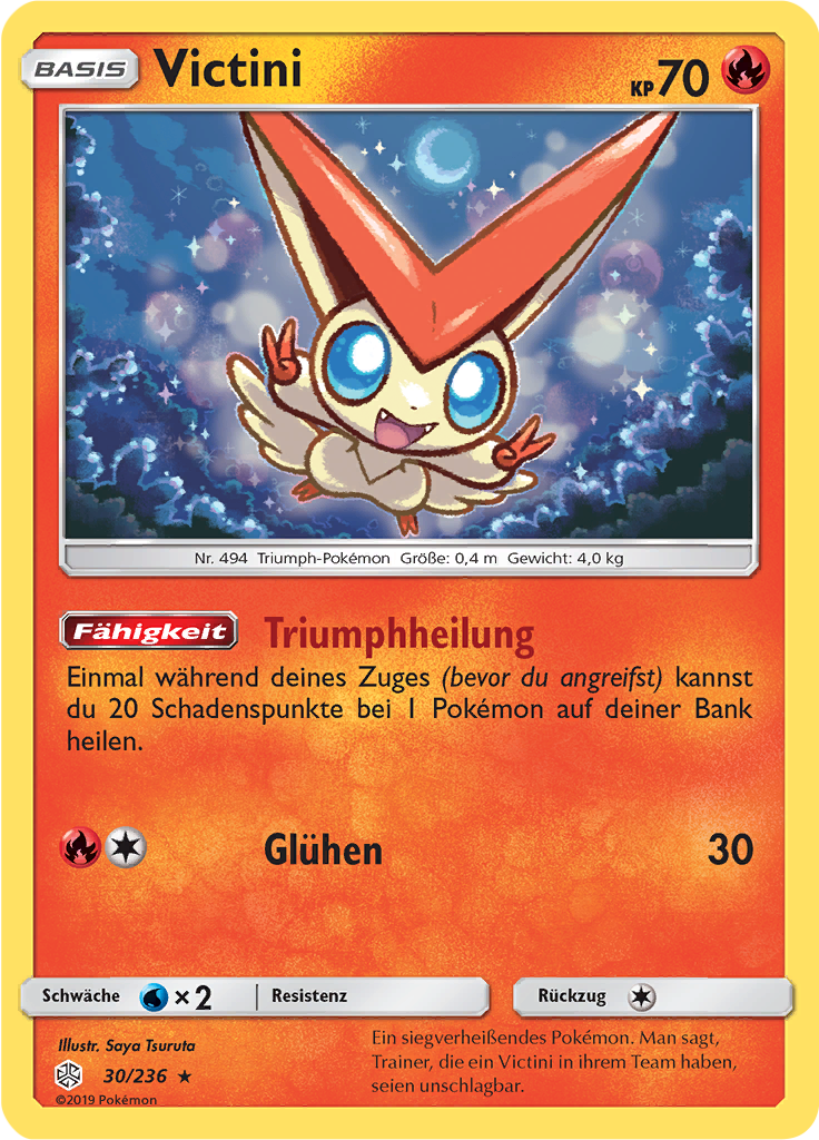 Victini 30/236 - Wert, Bild & Seltenheit | Pokemonkarte.de