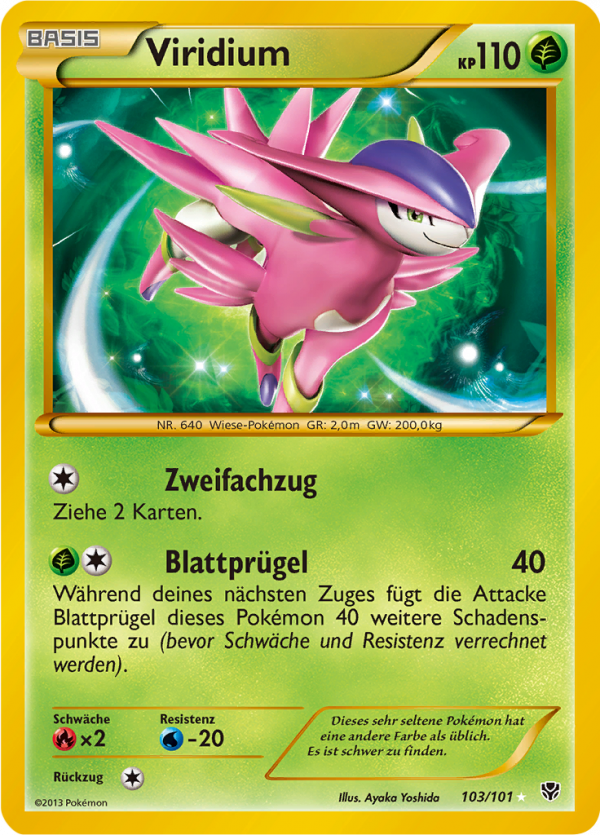 Viridium 103/101 - Wert, Bild & Seltenheit | Pokemonkarte.de
