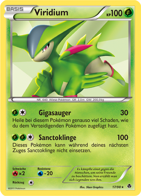 Viridium 17/98 - Wert, Bild & Seltenheit | Pokemonkarte.de