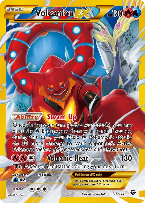 Volcanion-EX 115/114 - Wert, Bild & Seltenheit | Pokemonkarte.de