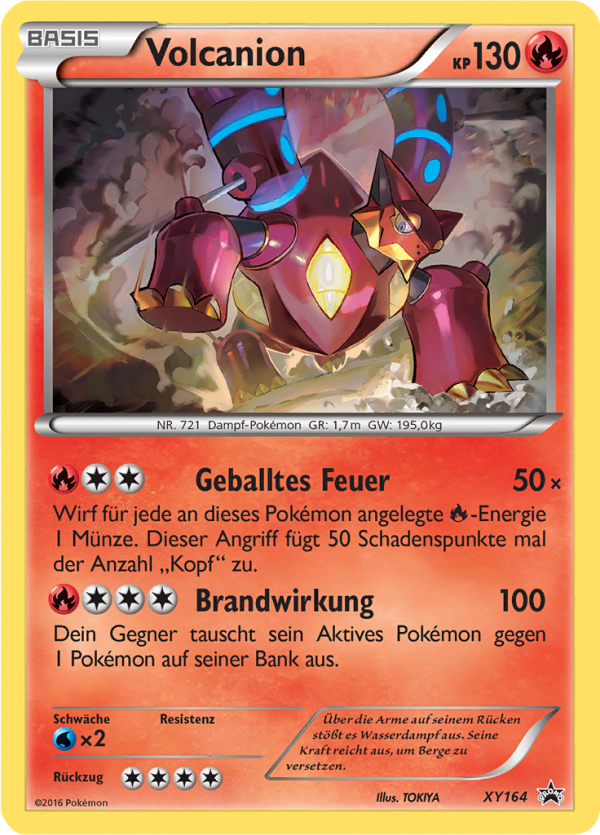 Volcanion XY164 - Wert, Bild & Seltenheit | Pokemonkarte.de