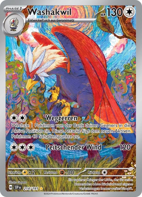 Washakwil 214 - Wert, Bild & Seltenheit | Pokemonkarte.de
