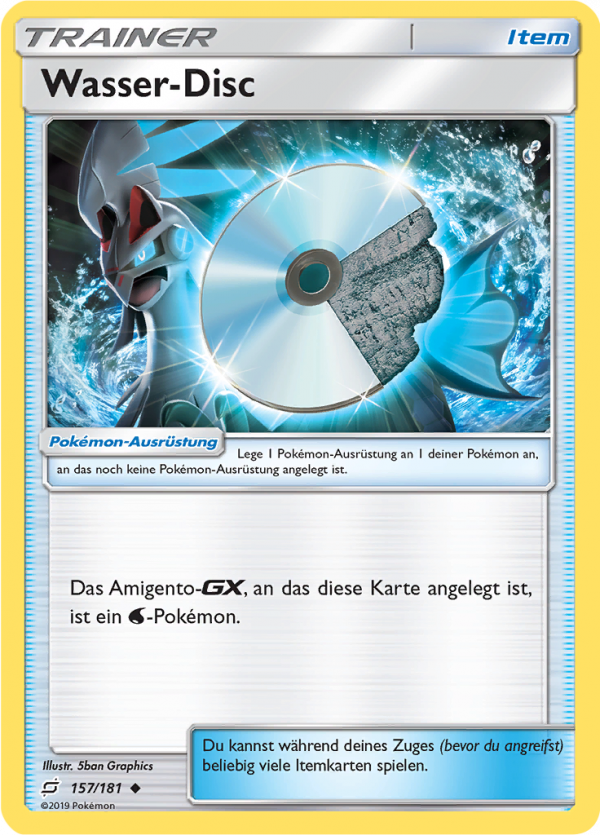 Wasser-Disc 157/181 - Wert, Bild, Künstler & Seltenheit | Pokemonkarte.de