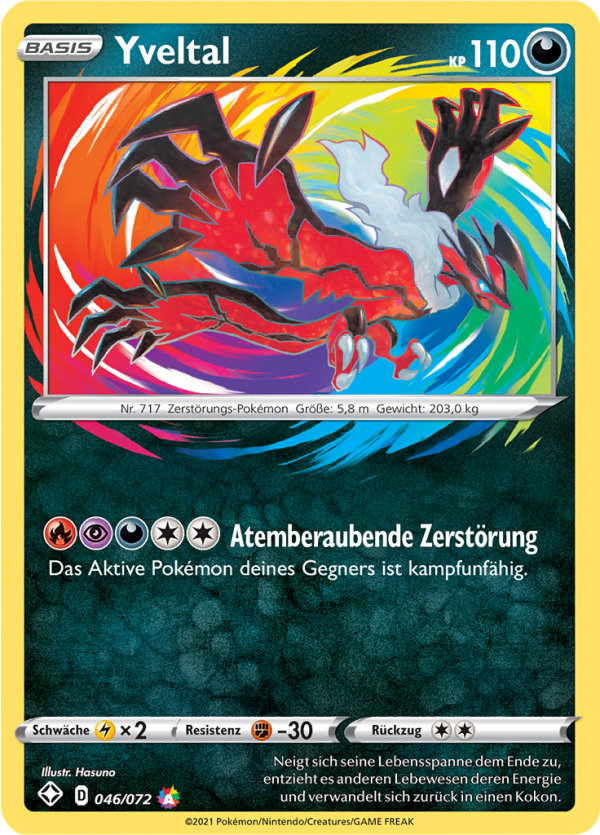 Yveltal 046/072 - Wert, Bild & Seltenheit | Pokemonkarte.de