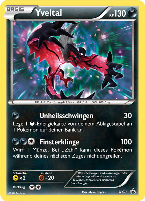 Yveltal XY06 - Wert, Bild & Seltenheit | Pokemonkarte.de