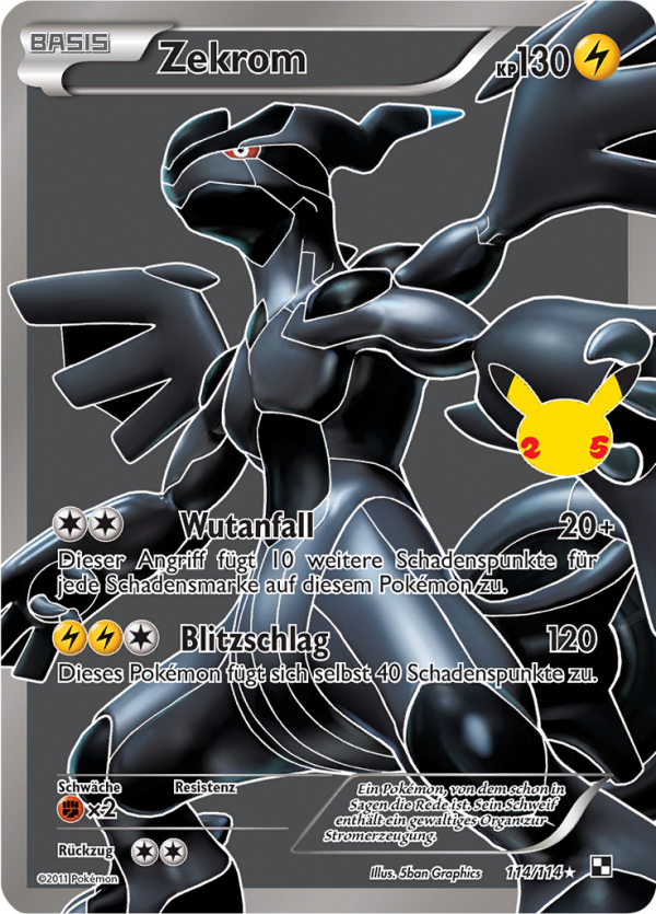 Zekrom 114/114 - Wert, Bild & Seltenheit | Pokemonkarte.de